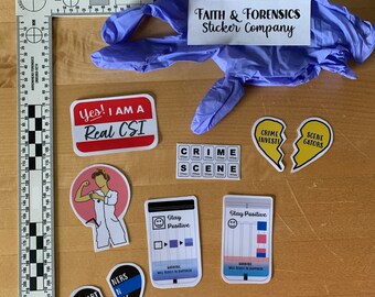 Forensics Stickers - Etsy