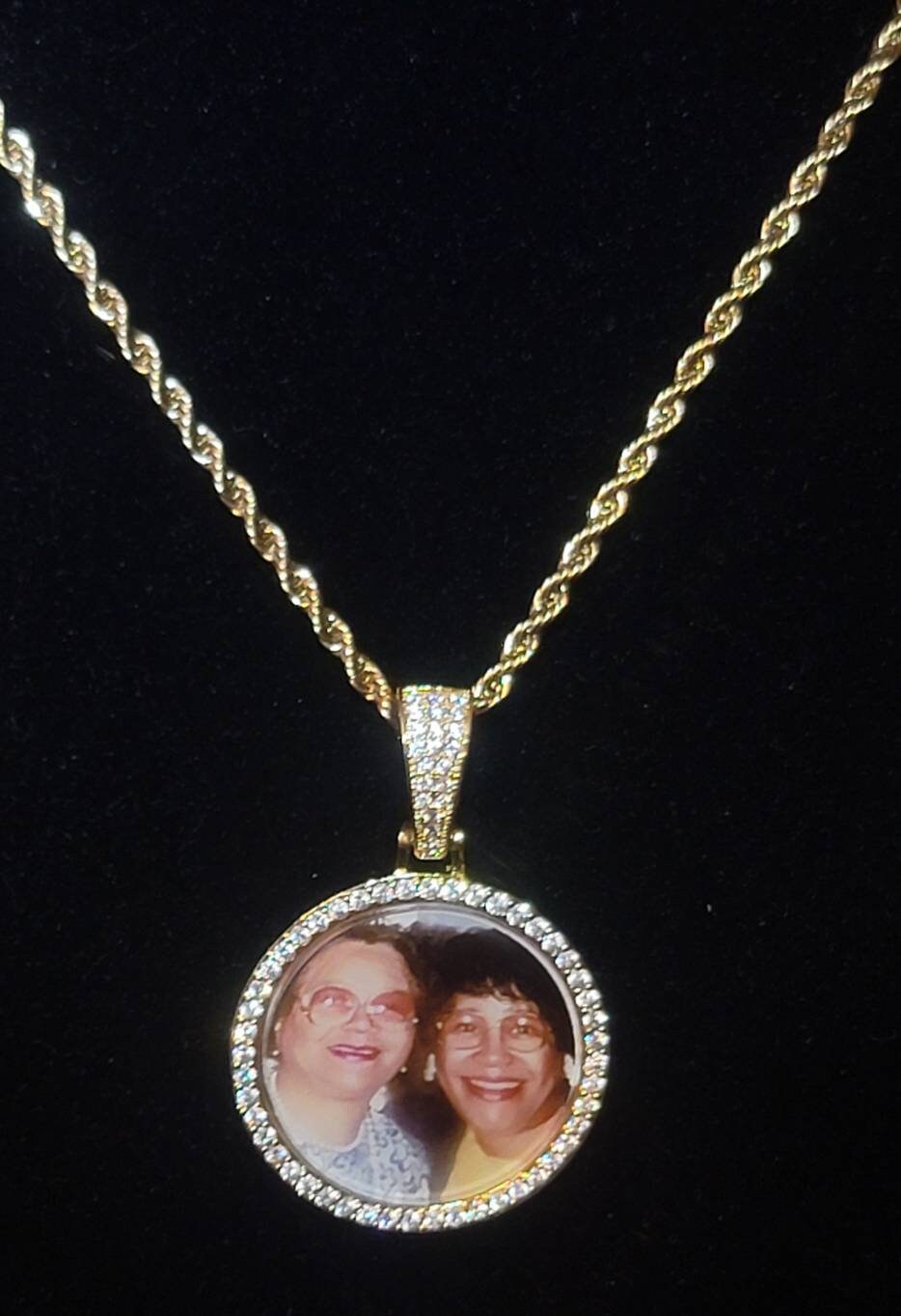 Custom Made Photo Pendant With Free 20" Chain. Personalized Necklace ...