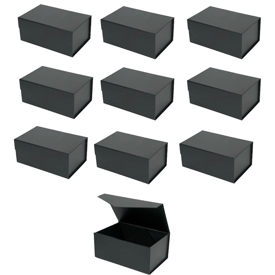 10 Magnetic Gift Boxes 12x8x4 Inches, Luxury Matte Finish, Ideal for ...