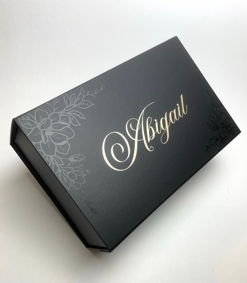 Luxury Magnetic Gift Box Empty Personalized Proposal Gift - Etsy