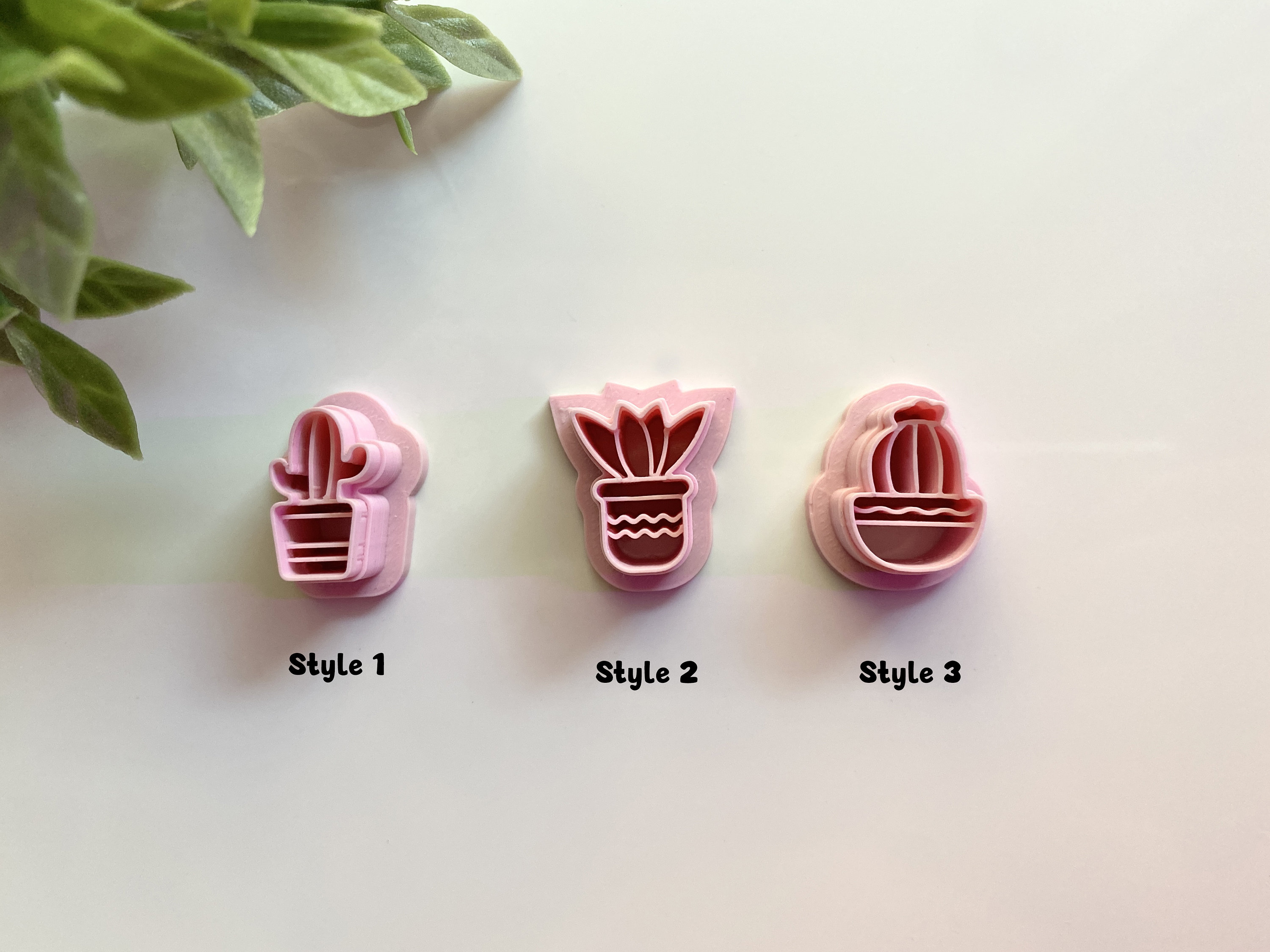 Cactus Polymer Clay Cutter | Plant Cutter | Succulent Cutter | Earring ...