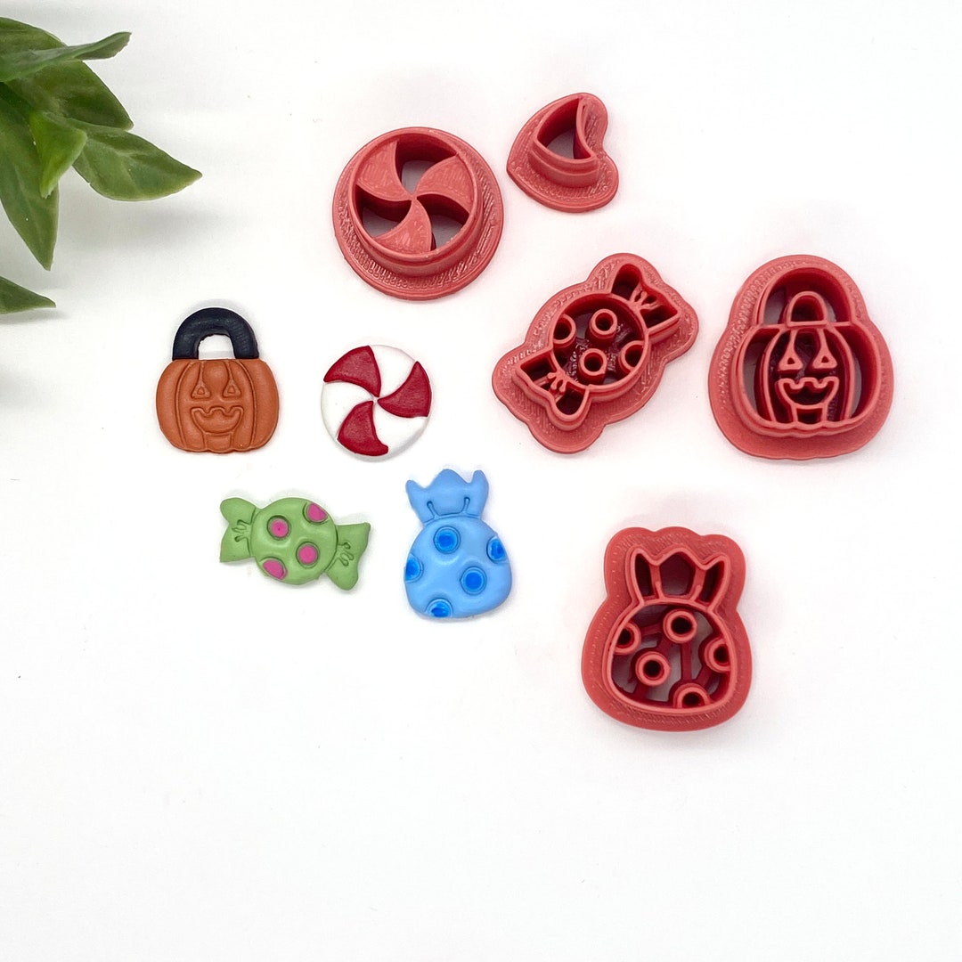 Candies Polymer Clay Cutters Candy Cutter Candy Bag Halloween Cutter - Etsy