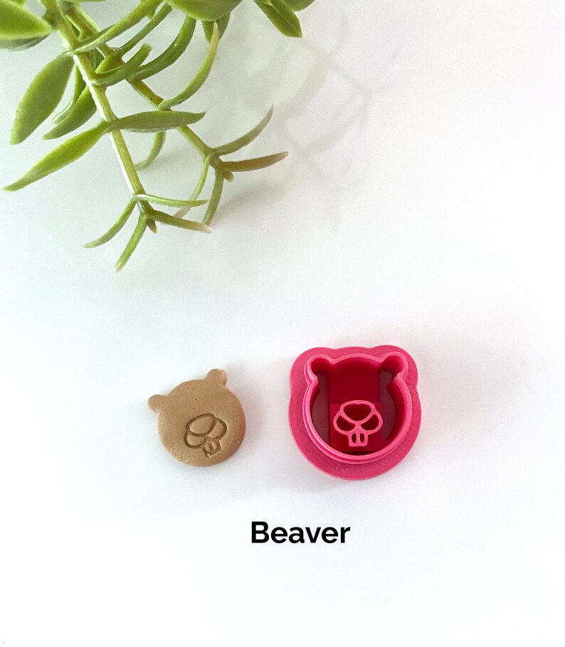Canadian Icons Part 1 Polymer Clay Cutters | Beaver Cutter | Moose ...