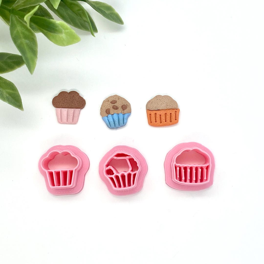 Muffin Polymer Clay Cutters, Food Polymer Clay Cutters - Etsy
