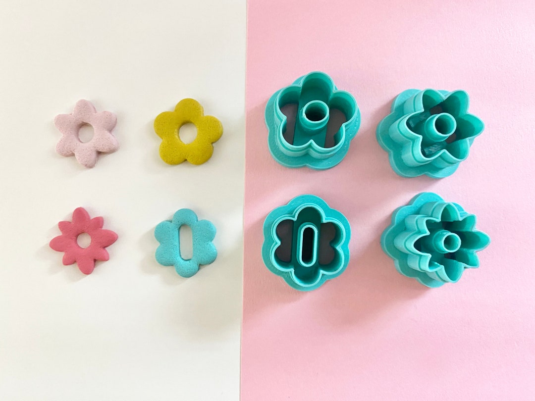 Flower Polymer Clay Cutters | Spring Cutters | Floral Shaped Clay ...