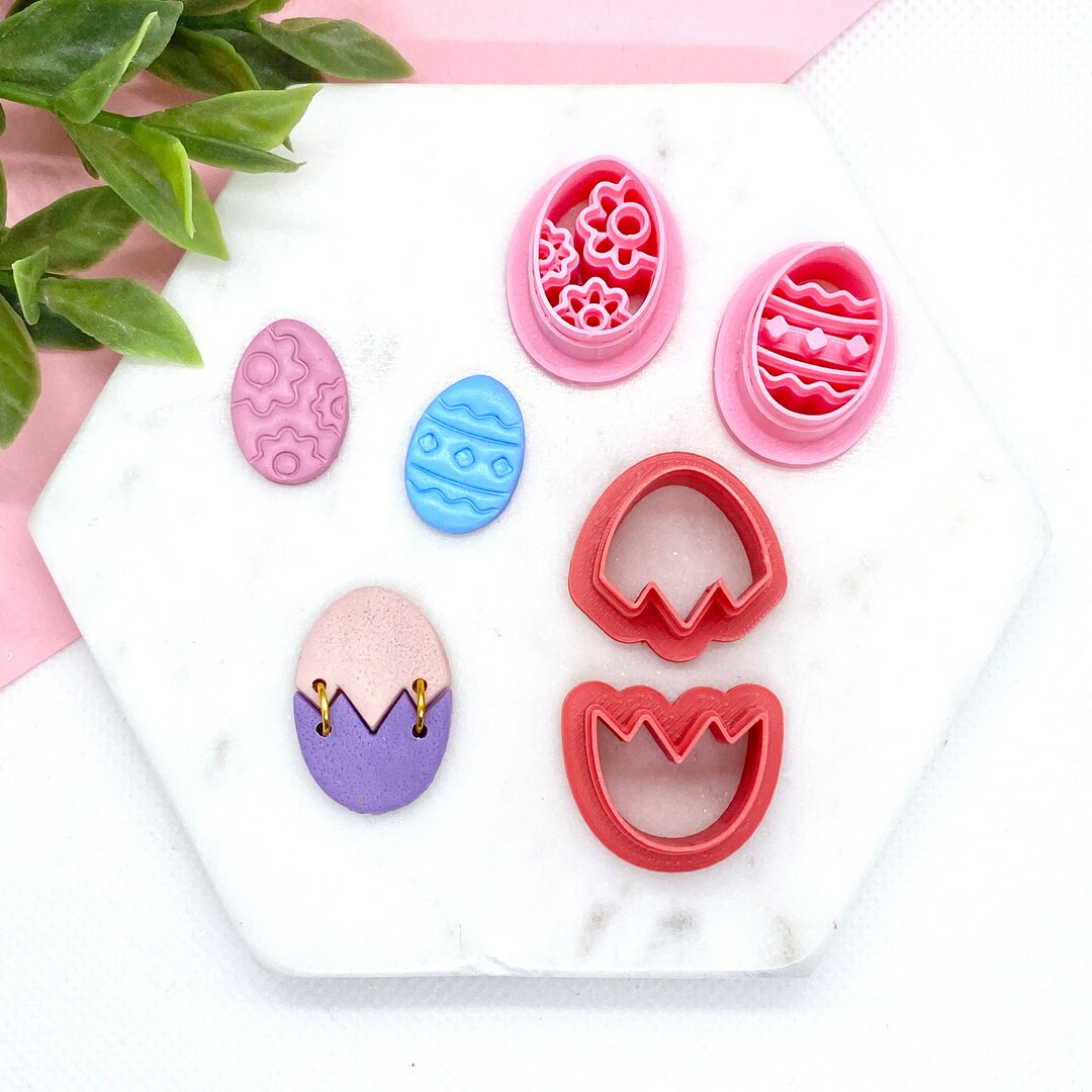 Easter Egg Polymer Clay Cutters | Eggs Cutters | Pigeon Cutter ...