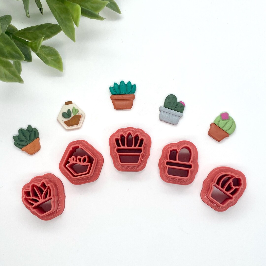 Stud Plants Cutters for Polymer Clay Cutters, Cactus Cutters | Plant ...