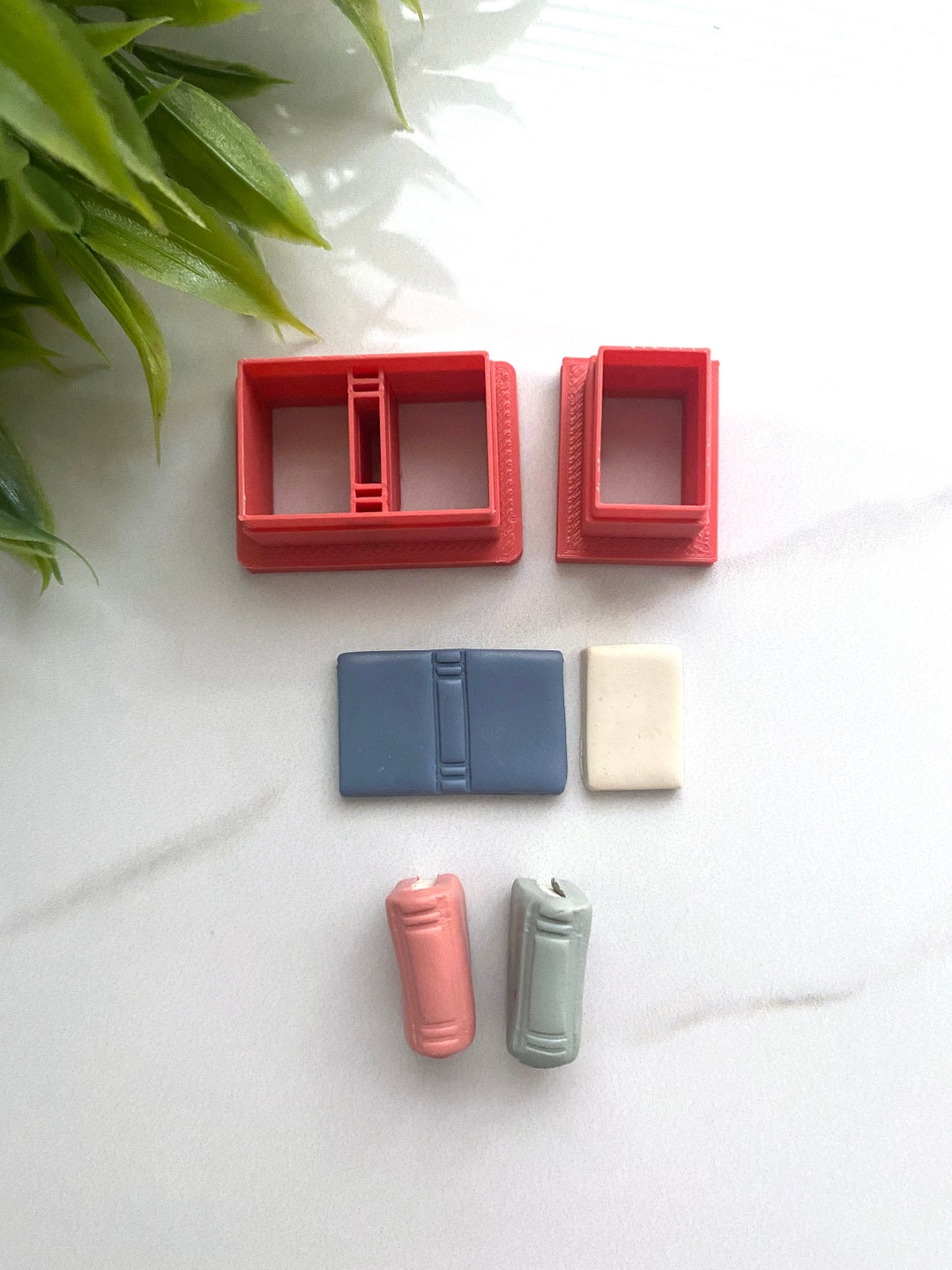 3D Book Dangle Polymer Clay Cutters: Open Book, Pages, and School ...