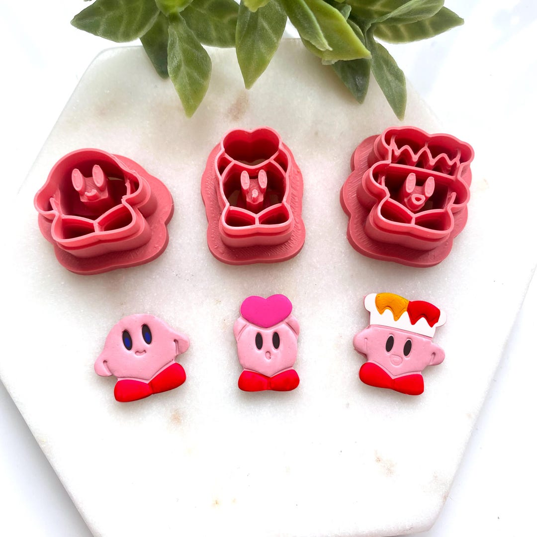 Video Game Character Polymer Clay Cutters, Cute Game Studs, Gaming ...