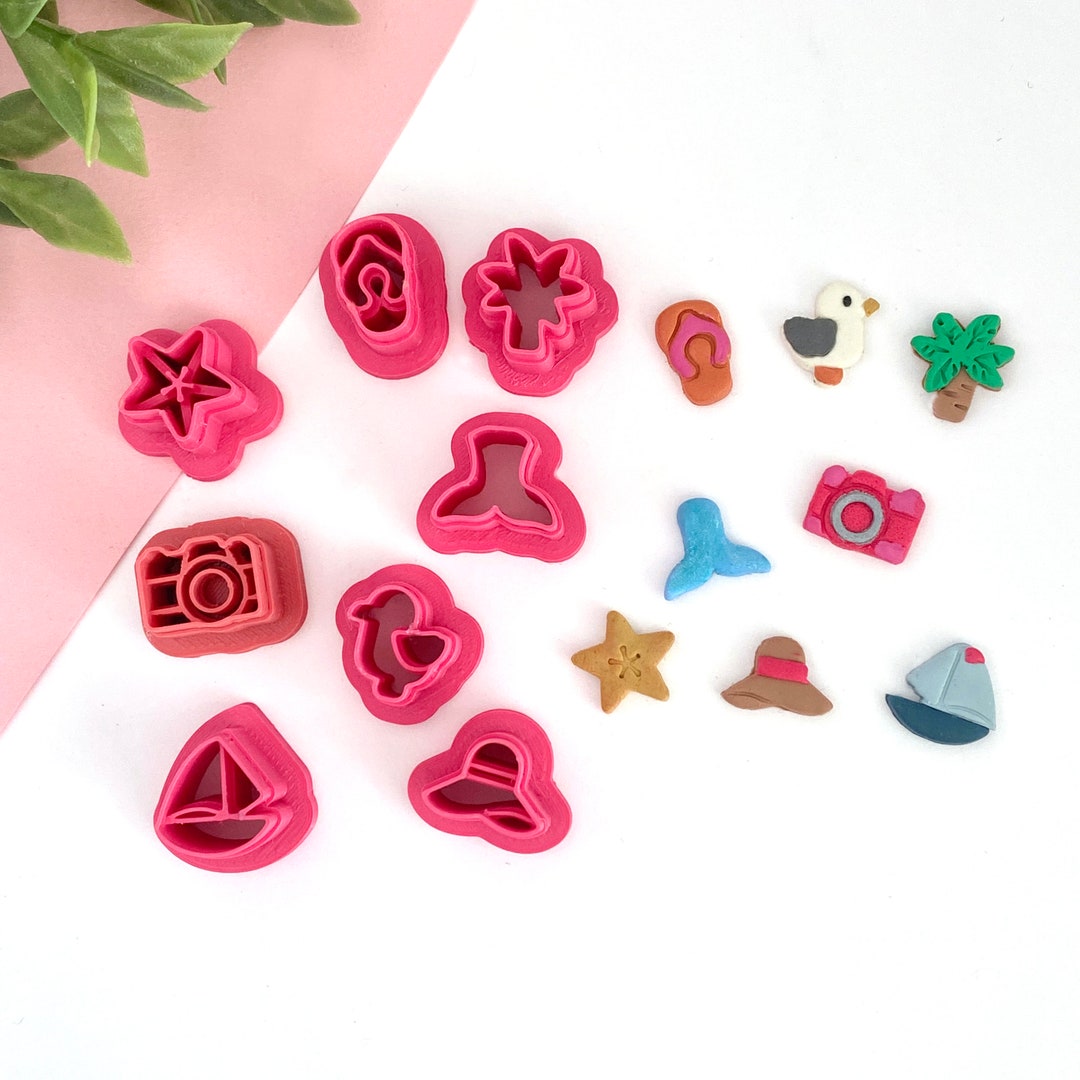 Summer Polymer Clay Cutters| Palm Tree Cutter | Starfish Cutter ...