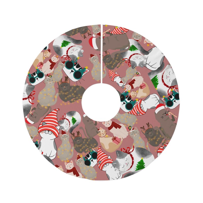 Christmas Cat Tree Skirt - Etsy