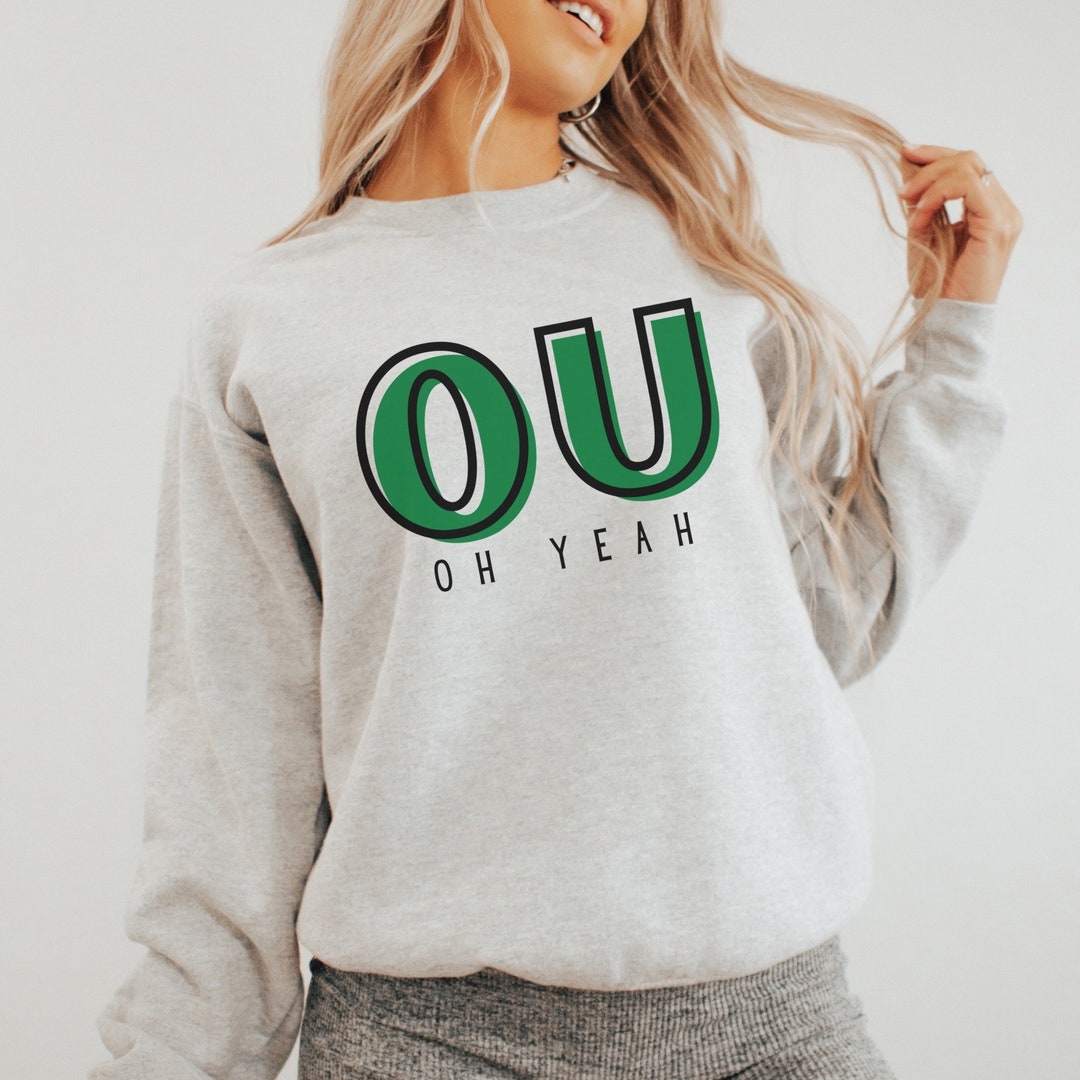 Ohio University Crewneck, OU Oh Yeah Crew Neck, Ohio Bobcats Sweatshirt, Athens Ohio College ...