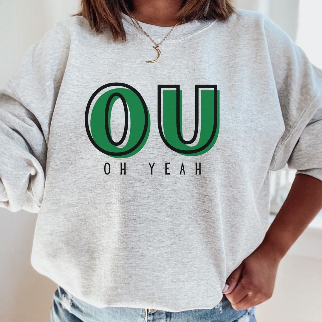 Ohio University Crewneck, OU Oh Yeah Crew Neck, Ohio Bobcats Sweatshirt, Athens Ohio College ...
