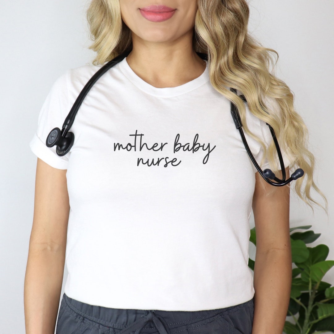 Mother Baby Nurse Shirt, Postpartum Nurse, Mom and Baby Nurse, Nurse ...