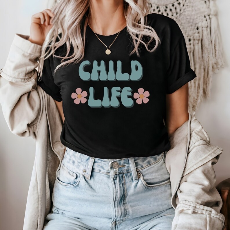 Retro Child Life Specialist Shirt, Child Life Tshirt, Child Life ...