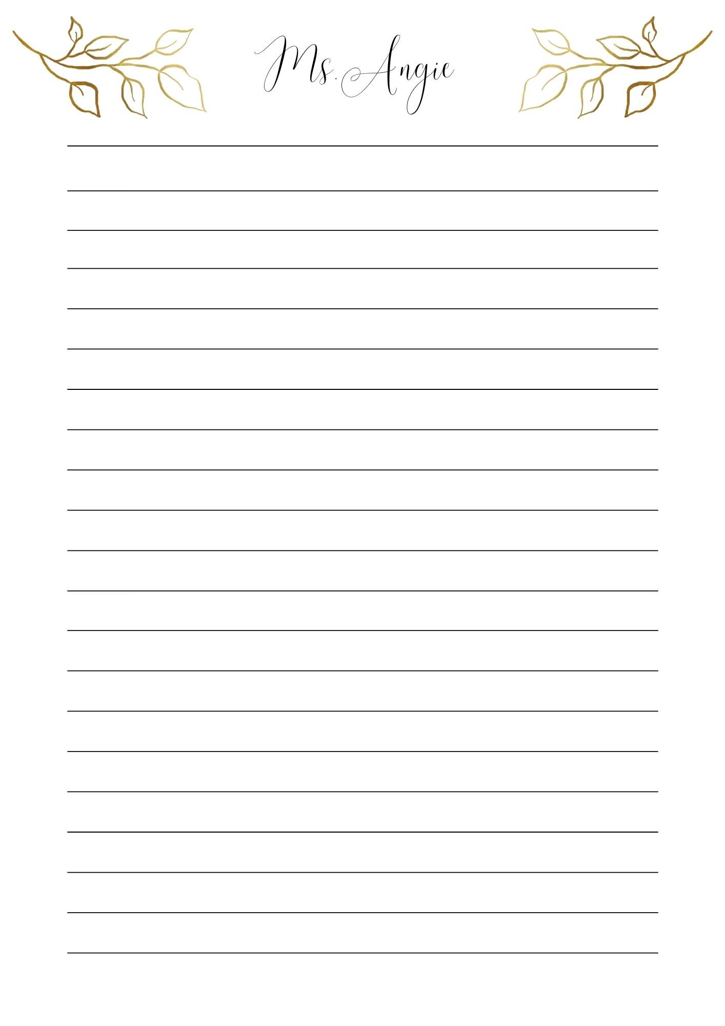 Lined Paper - Etsy