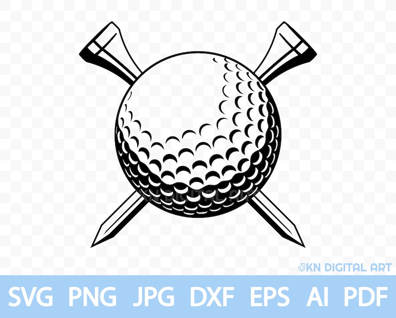 Golf Ball Tee - Golfer Par Club Green Swing Hole Driver Putter - Svg ...