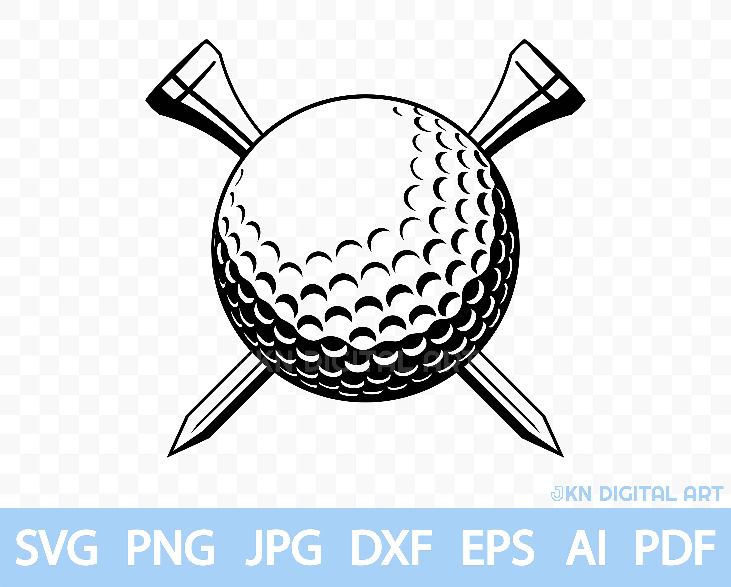 Golf Ball Tee - Golfer Par Club Green Swing Hole Driver Putter - Svg ...