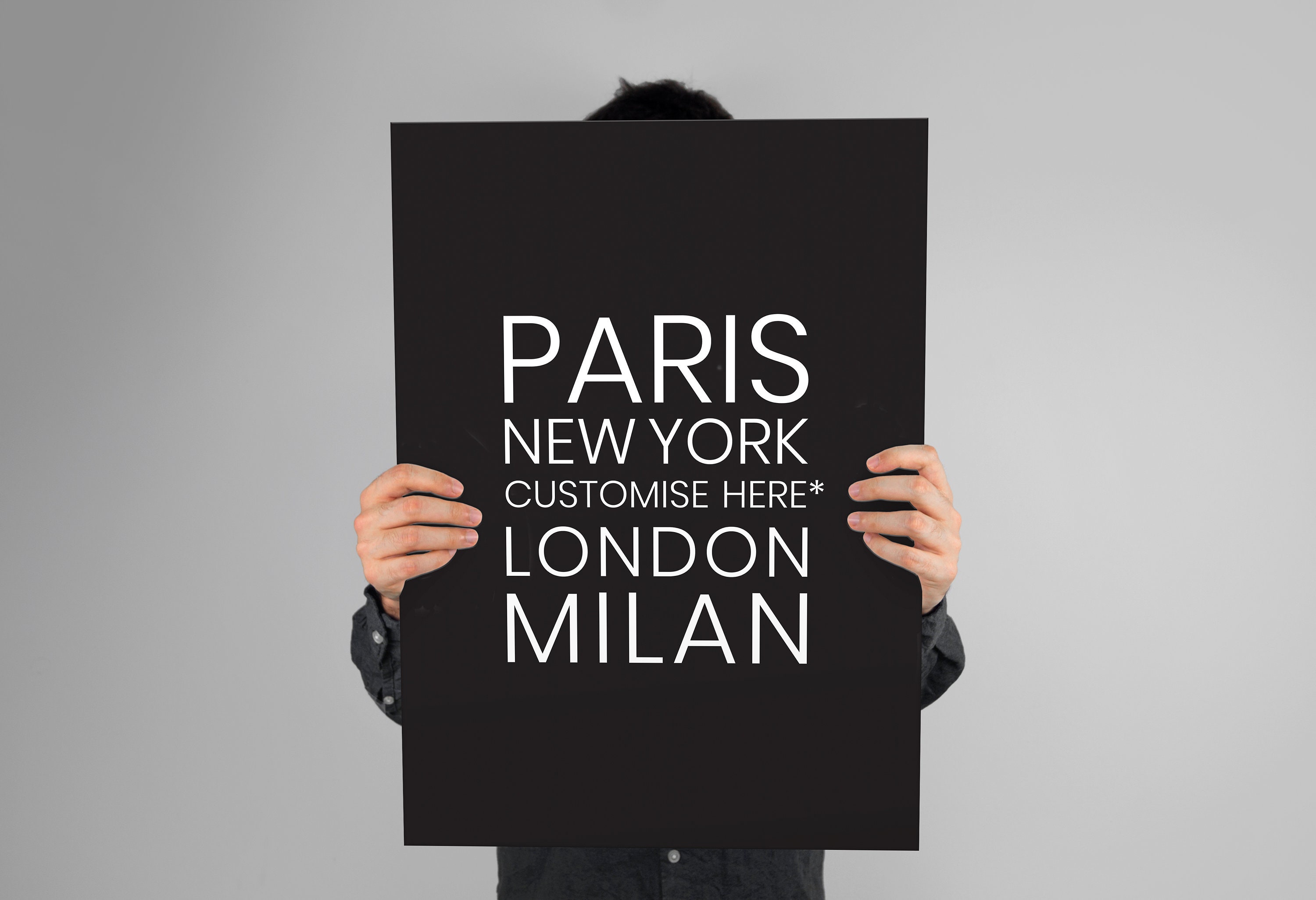 Custom Destination Art Print – Personalised Travel Word Art | Digital ...