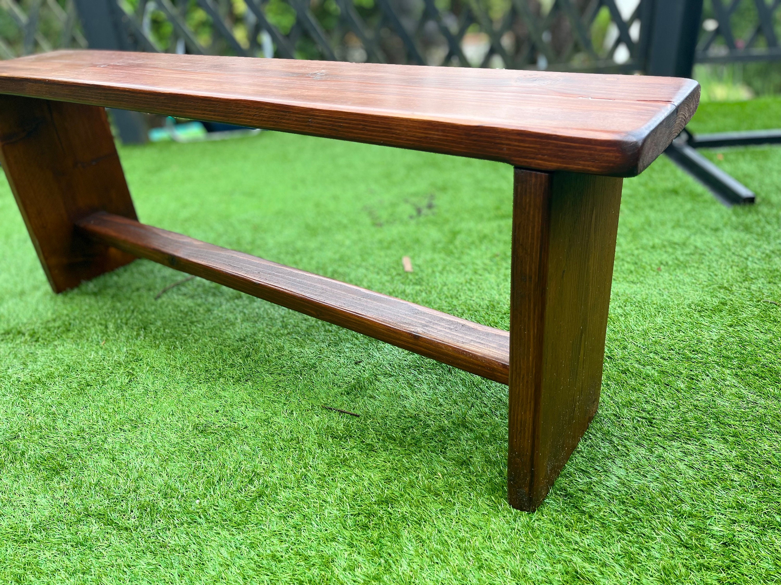 Rustic Garden Bench Scaffold Board Bench Reclaimed Bench - Etsy UK