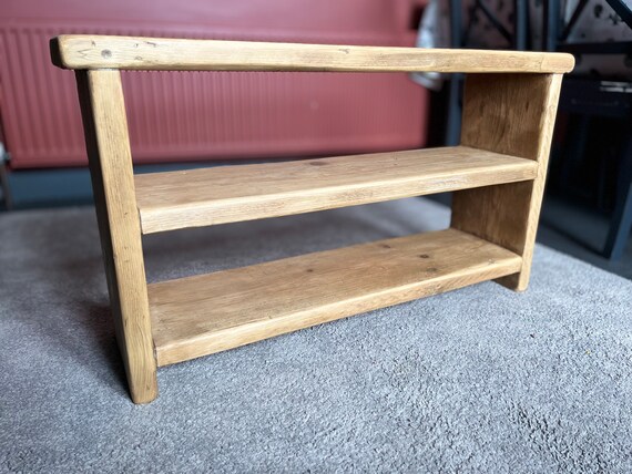 Rustic Reclaimed Wooden Shoe Bench Shoe Rack Made to - Etsy UK