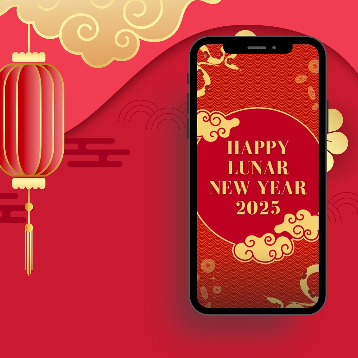 Digital Chinese New Year Card Template, Animated Chinese New Year E ...
