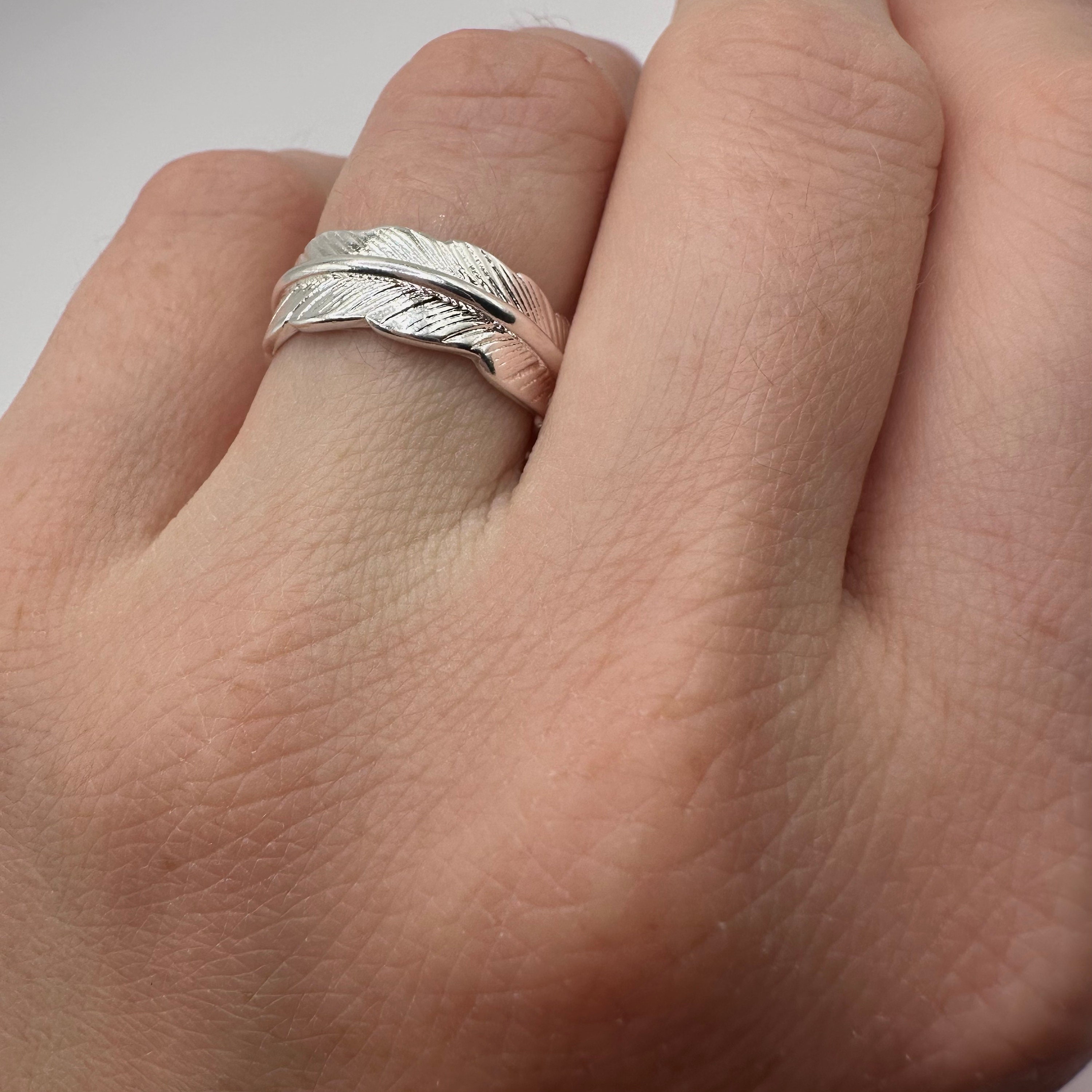 Leather Loss of Husband Memorial Ring, to My Husband in Heaven Plume ...