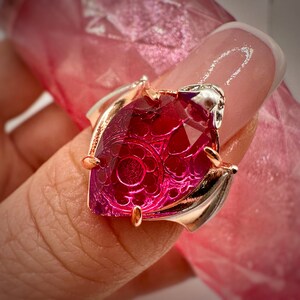 Zircon Bat Ring, Bat Ring, Gothic Bat Ring, Bat Jewelry, Crystal Ring ...