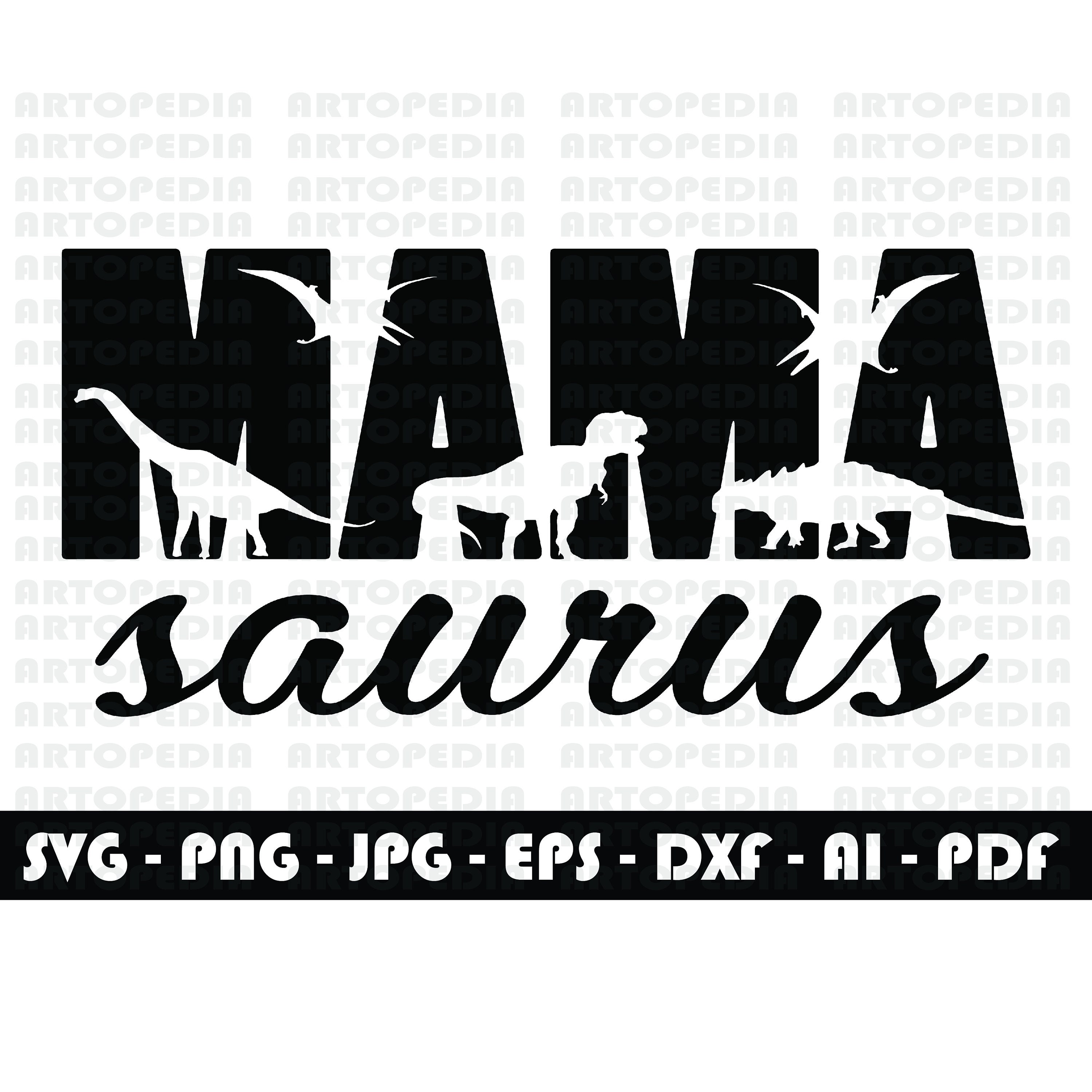 Family Saurus Svg, Dinosaur Svg, Mama Saurus Svg, Matching Family Svg ...