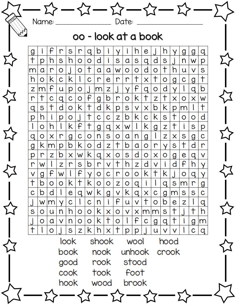 Read Write Inc (RWI) Set 2 Sounds - Word Searches With Answers - Etsy UK