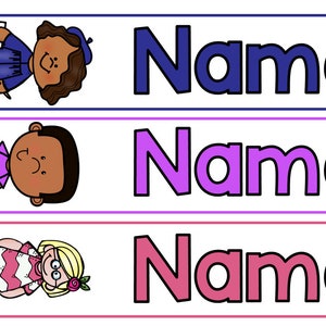 Editable Cute Student Name Bookmarks - Christmas or Back to School Gift ...