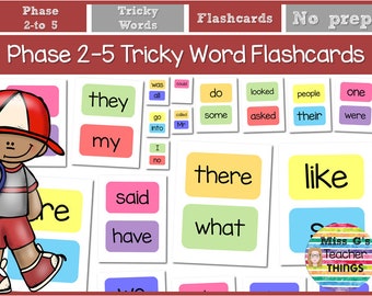 Roll the Dice and Read: Fun Tricky Word Games - Phase 2 to 5 - Etsy