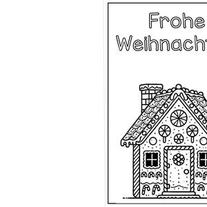 Cute Christmas Cards in English, Spanish, French, German, Italian and ...