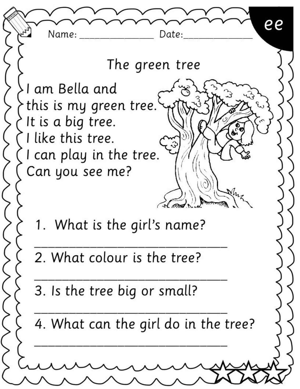 Reading Comprehension Book 1 - RWI Set 2 Phonics - Sounds and Stories ...