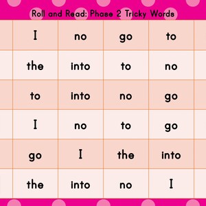 Roll the Dice and Read: Fun Tricky Word Games - Phase 2 to 5 - Etsy