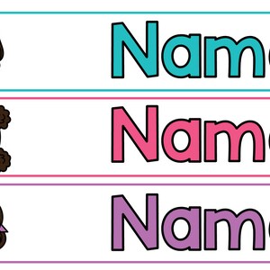 Editable Cute Student Name Bookmarks - Christmas or Back to School Gift ...