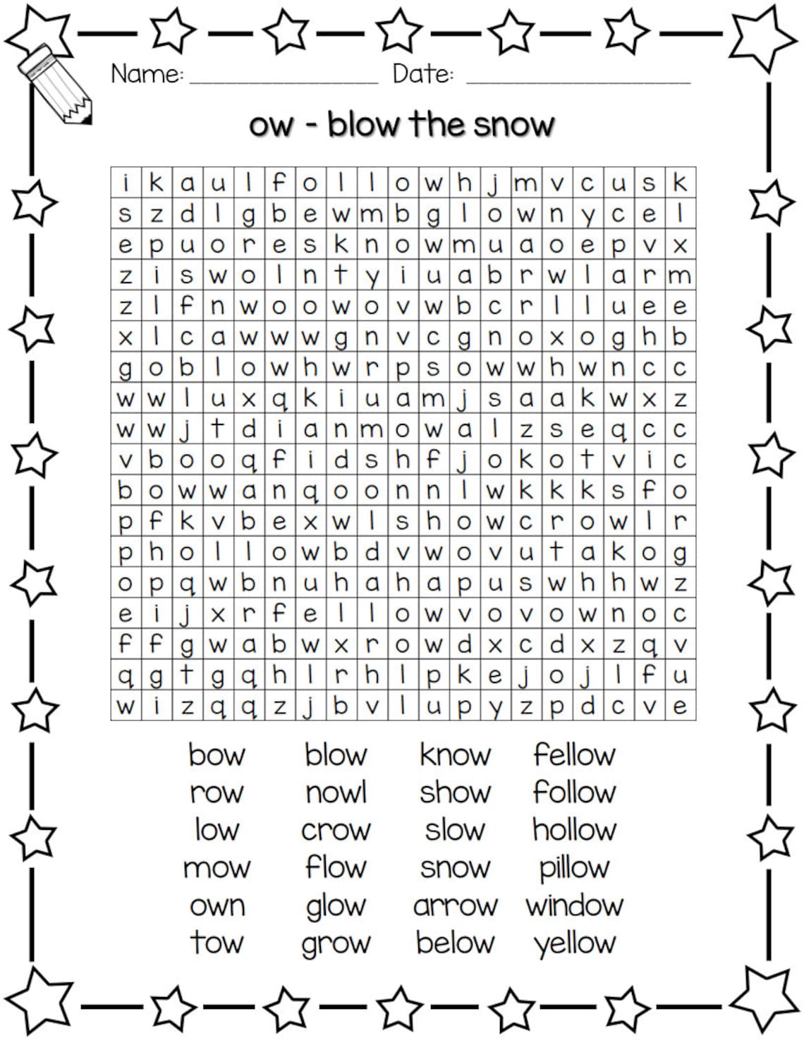 Read Write Inc (RWI) Set 2 Sounds - Word Searches With Answers - Etsy UK
