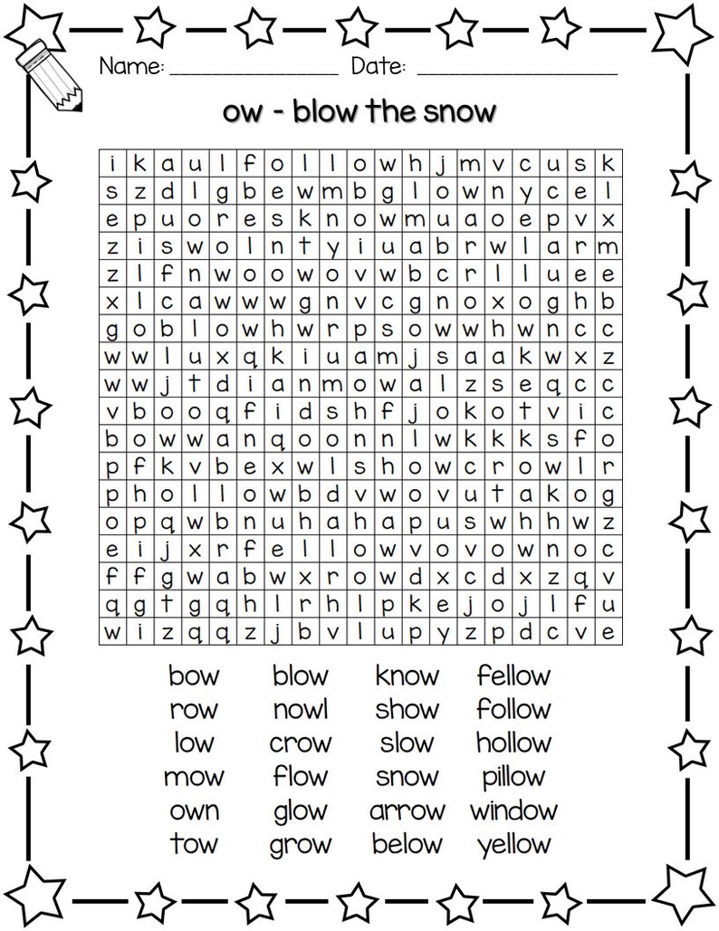 Read Write Inc (RWI) Set 2 Sounds - Word Searches With Answers - Etsy UK
