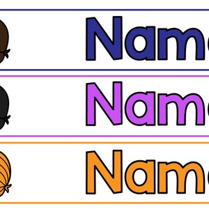 Editable Cute Student Name Bookmarks - Christmas or Back to School Gift ...