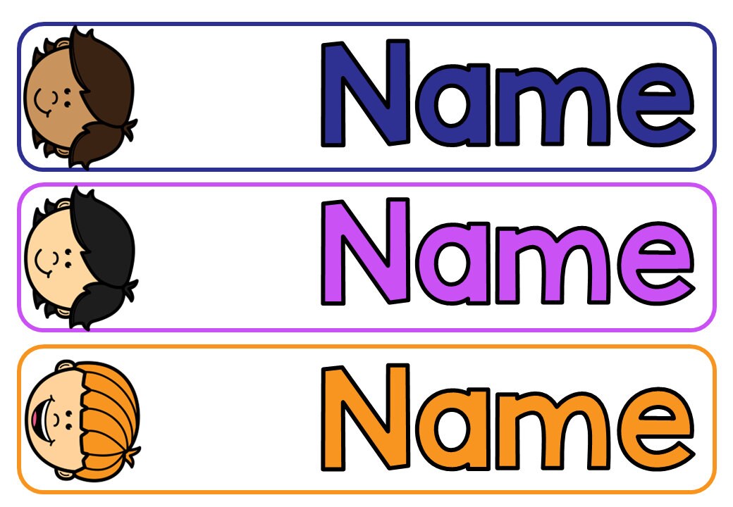 Editable Cute Student Name Bookmarks - Christmas or Back to School Gift ...