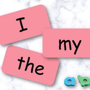 RWI Read Write Inc Red Word Flashcards Set 1 to 4 Phonics Reading - Etsy