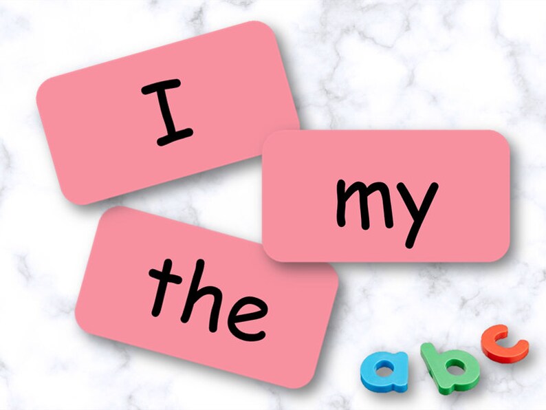 RWI Read Write Inc Red Word Flashcards Set 1 to 4 Phonics Reading - Etsy