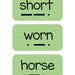 Read Write Inc (RWI) Set 2 Flashcards and Green Word Cards With Sound ...