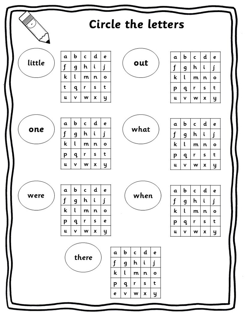 Year 1 / Kindergarten / Reception - Phase 4 Tricky Word Activity Book ...