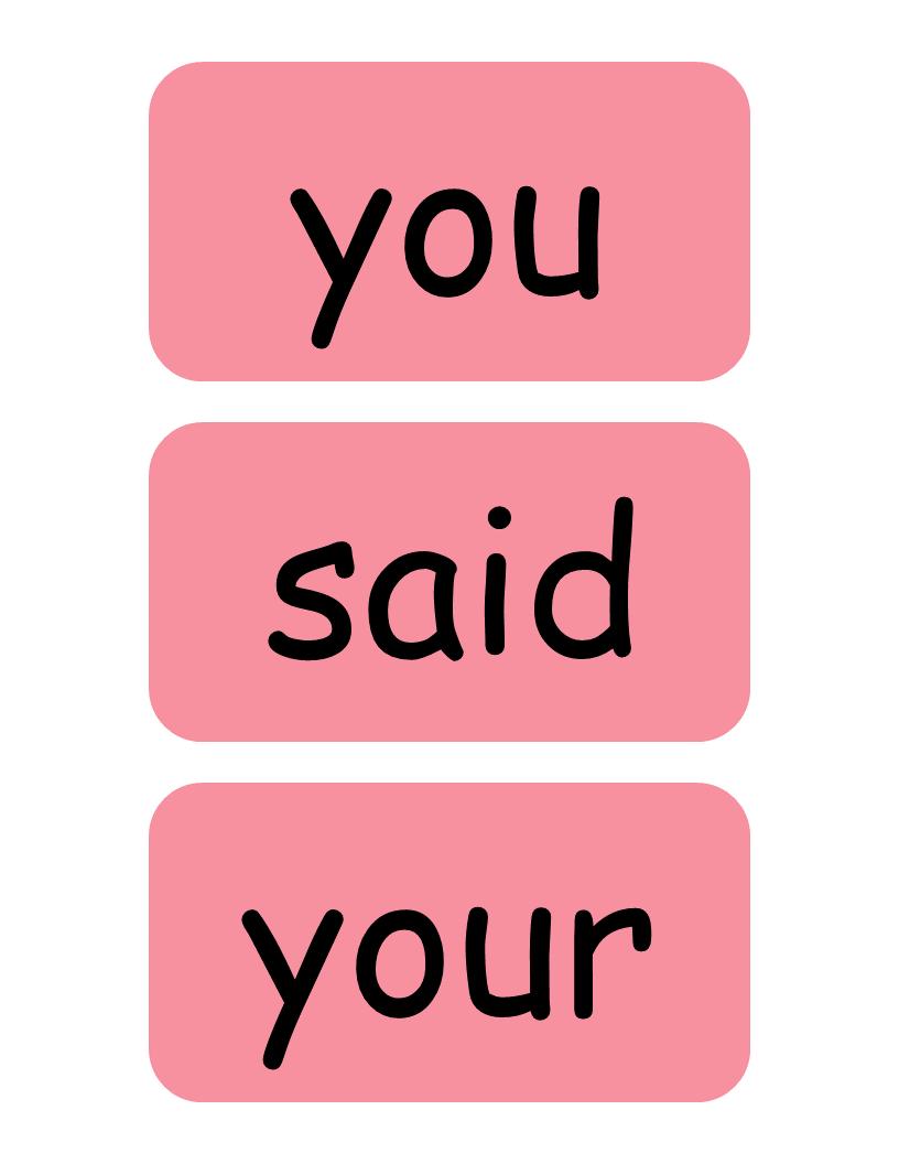 RWI Read Write Inc Red Word Flashcards Set 1 to 4 Phonics Reading - Etsy