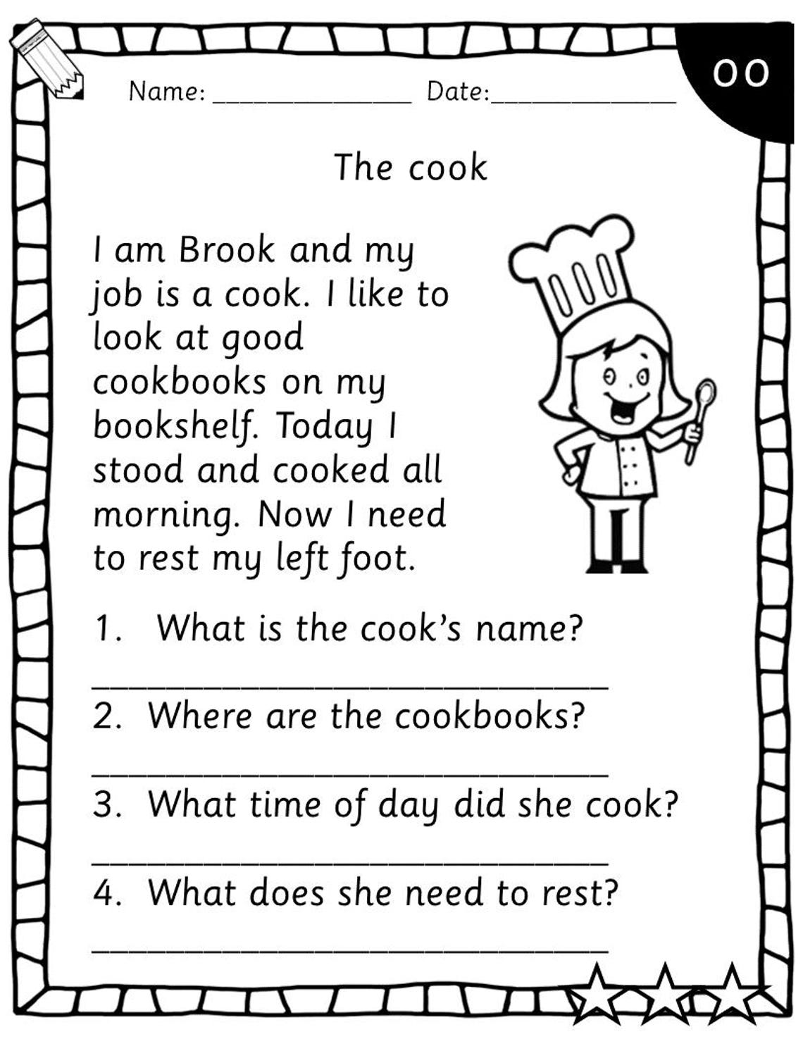 Reading Comprehension Book 2 - RWI Set 2 Phonics - Sounds and Stories ...