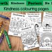 Growth Mindset Kindness Coloring Pages Posters - Inspirational ...