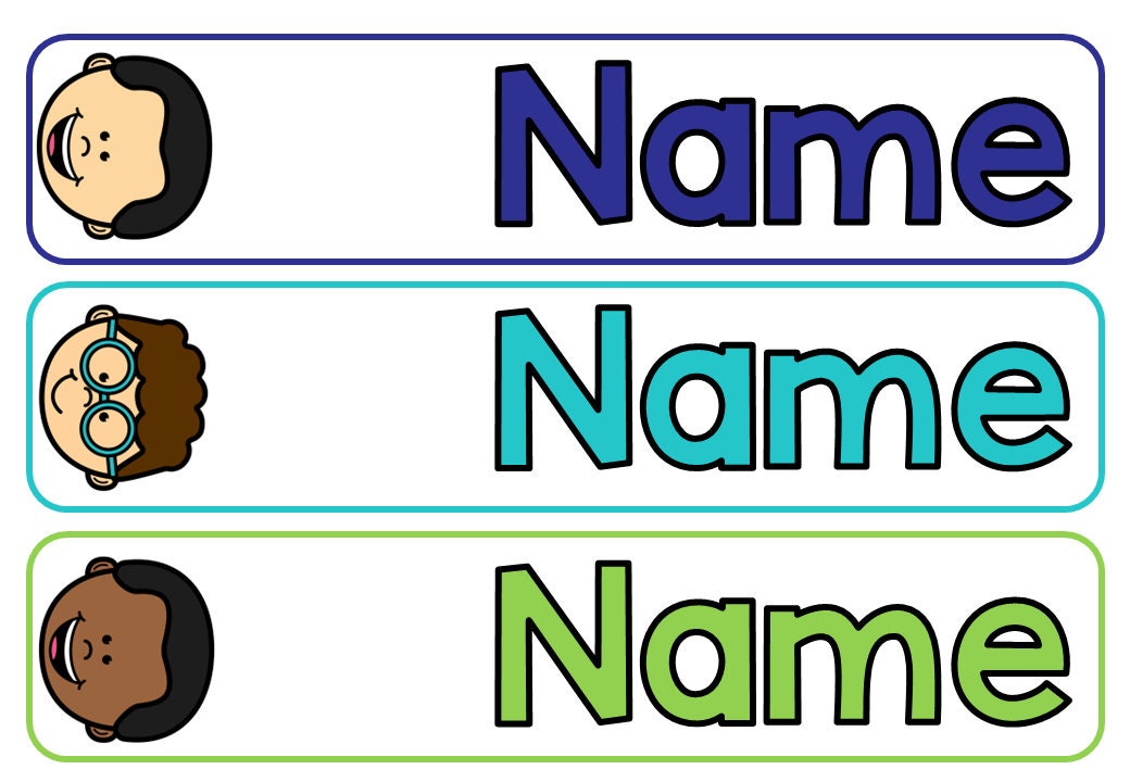 Editable Cute Student Name Bookmarks - Christmas or Back to School Gift ...