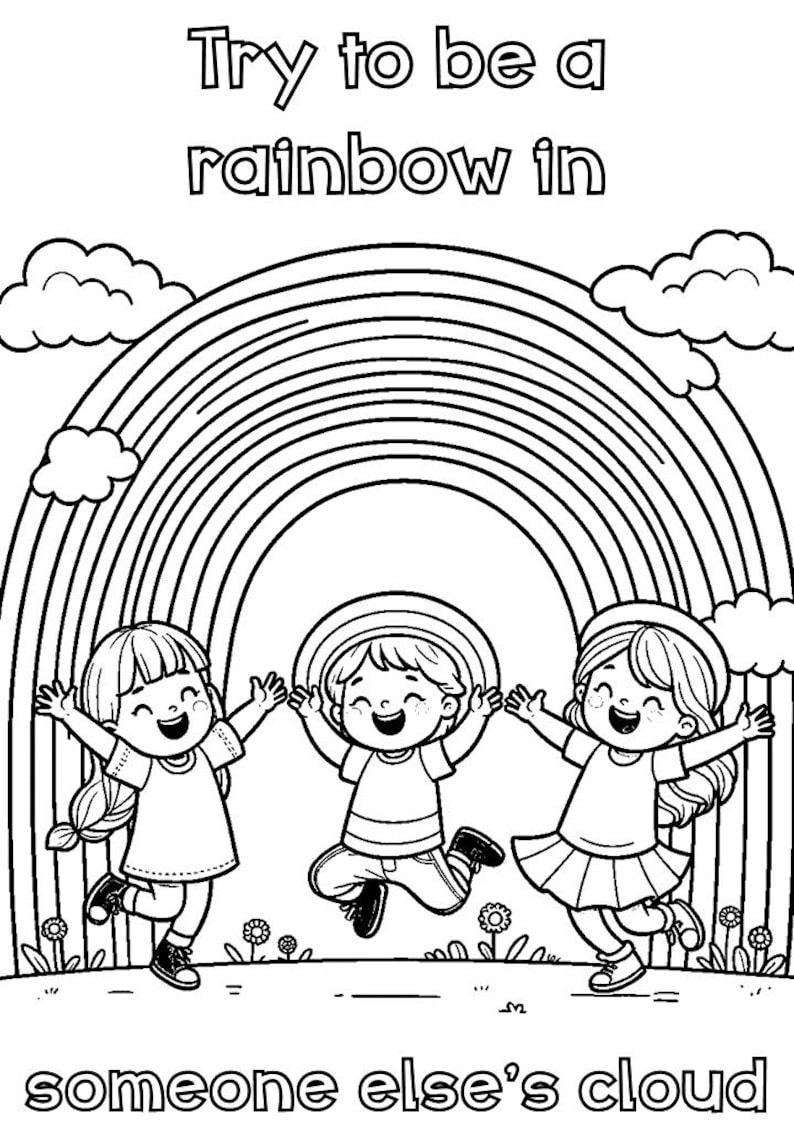 Growth Mindset Kindness Coloring Pages Posters - Inspirational ...