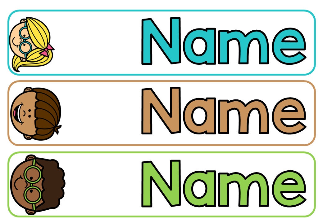 Editable Cute Student Name Bookmarks - Christmas or Back to School Gift ...